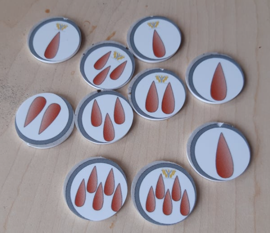 Wound Token Pack (40 Tokens) – Weyland-Yutani Inc